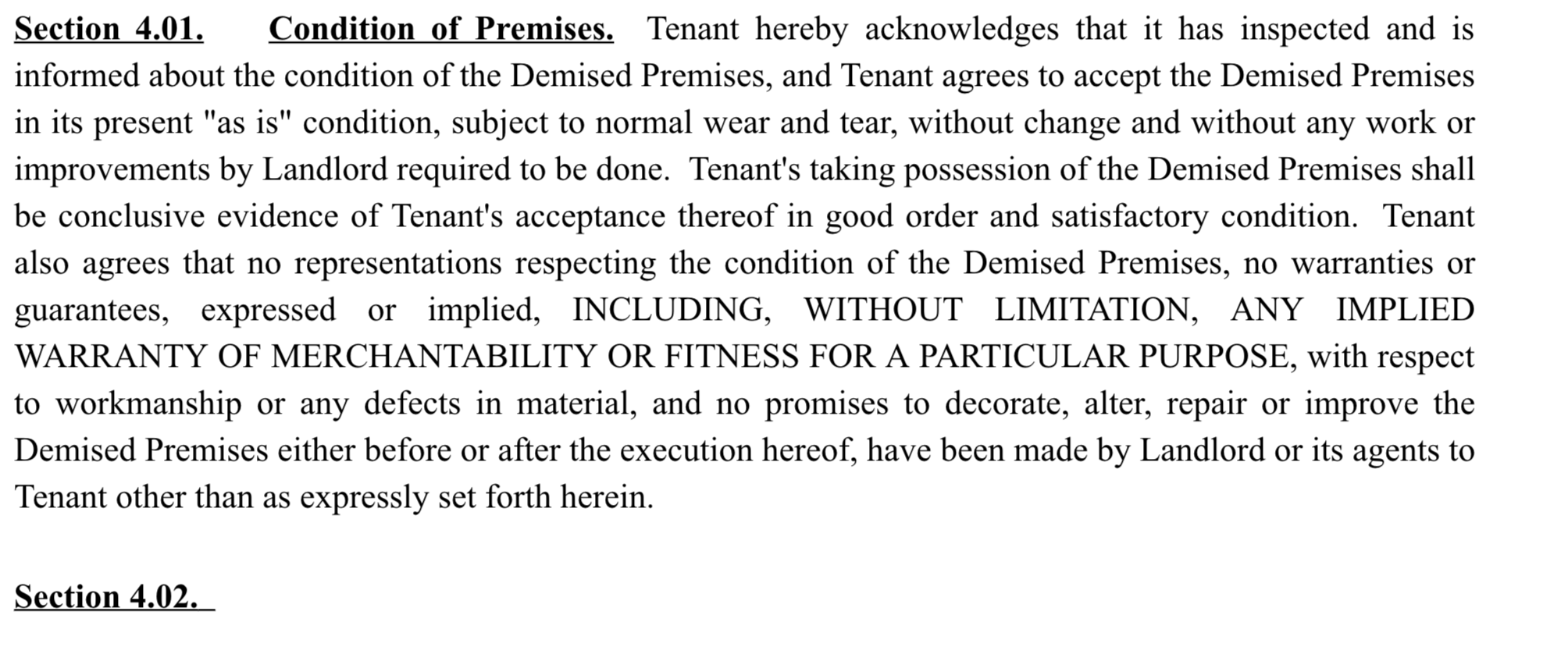 Adding Sections and Subsections – LeasePilot